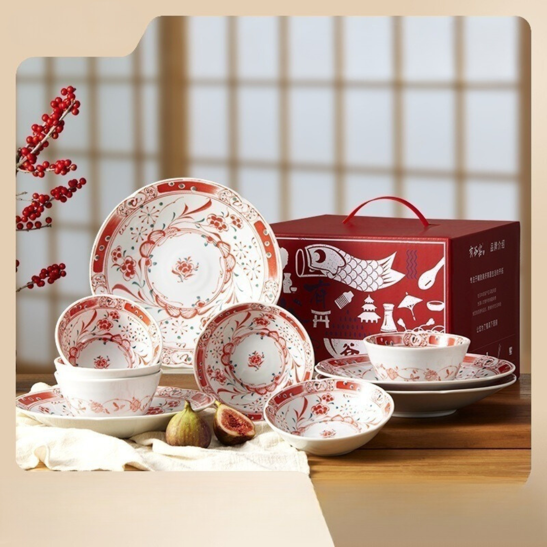 Royal Red Plum Dinnerware Set – NAMAS LIVING