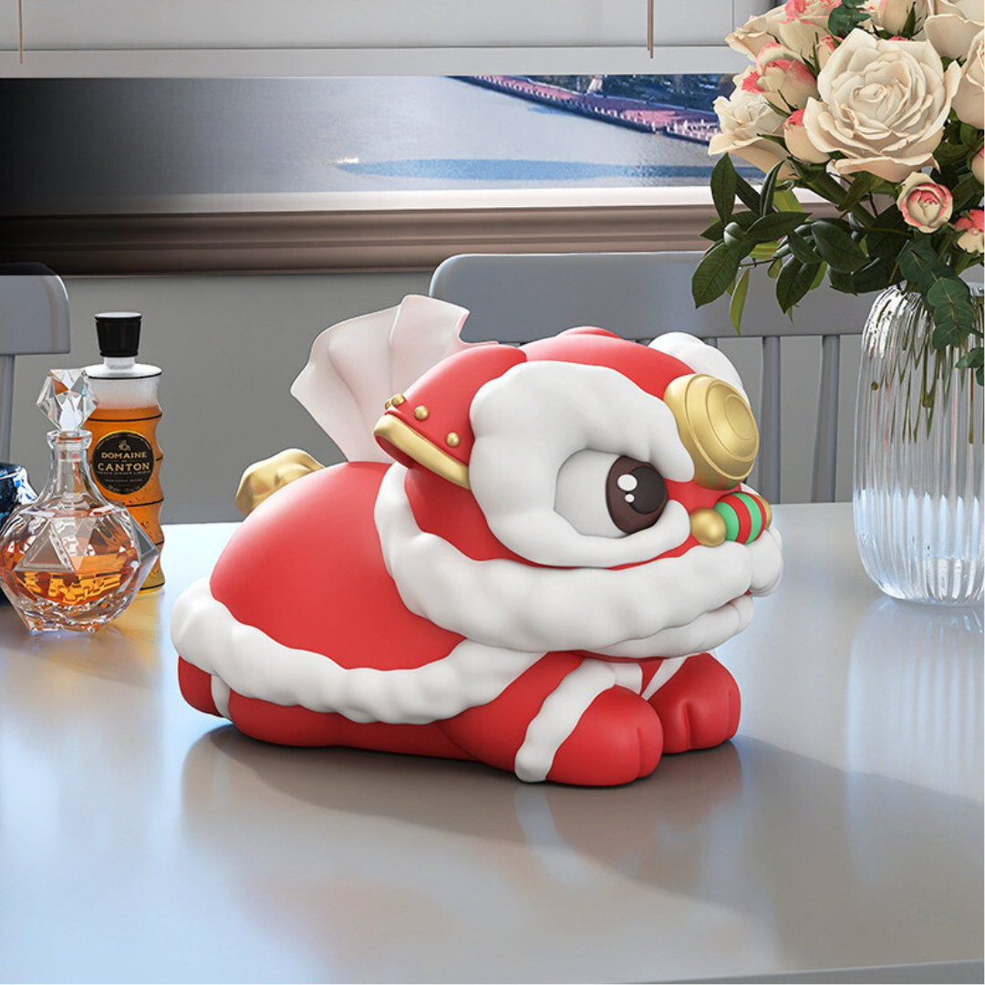 Dancing Lion Tissue Box – NAMAS LIVING