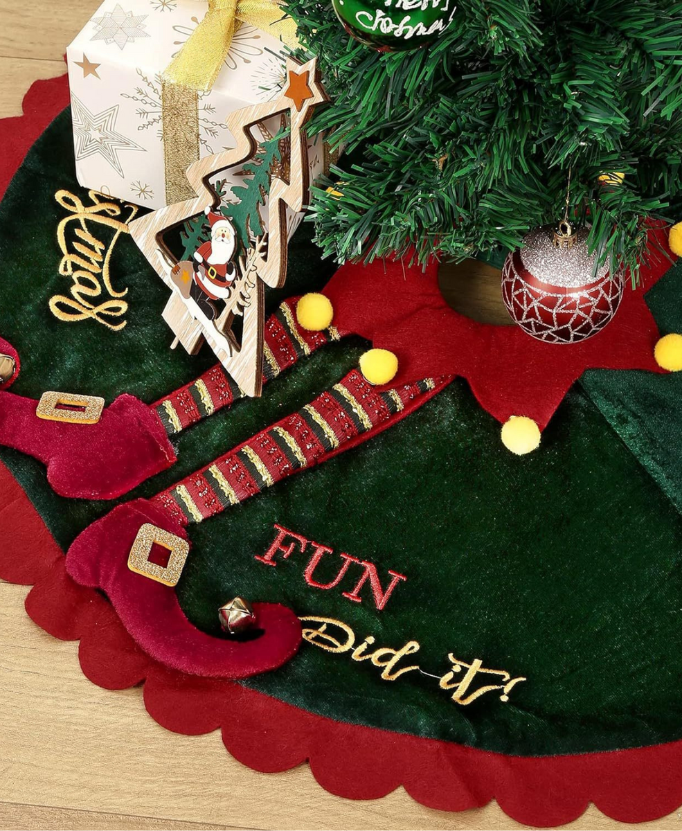 Elf Legs Christmas Tree Skirt – NAMAS LIVING